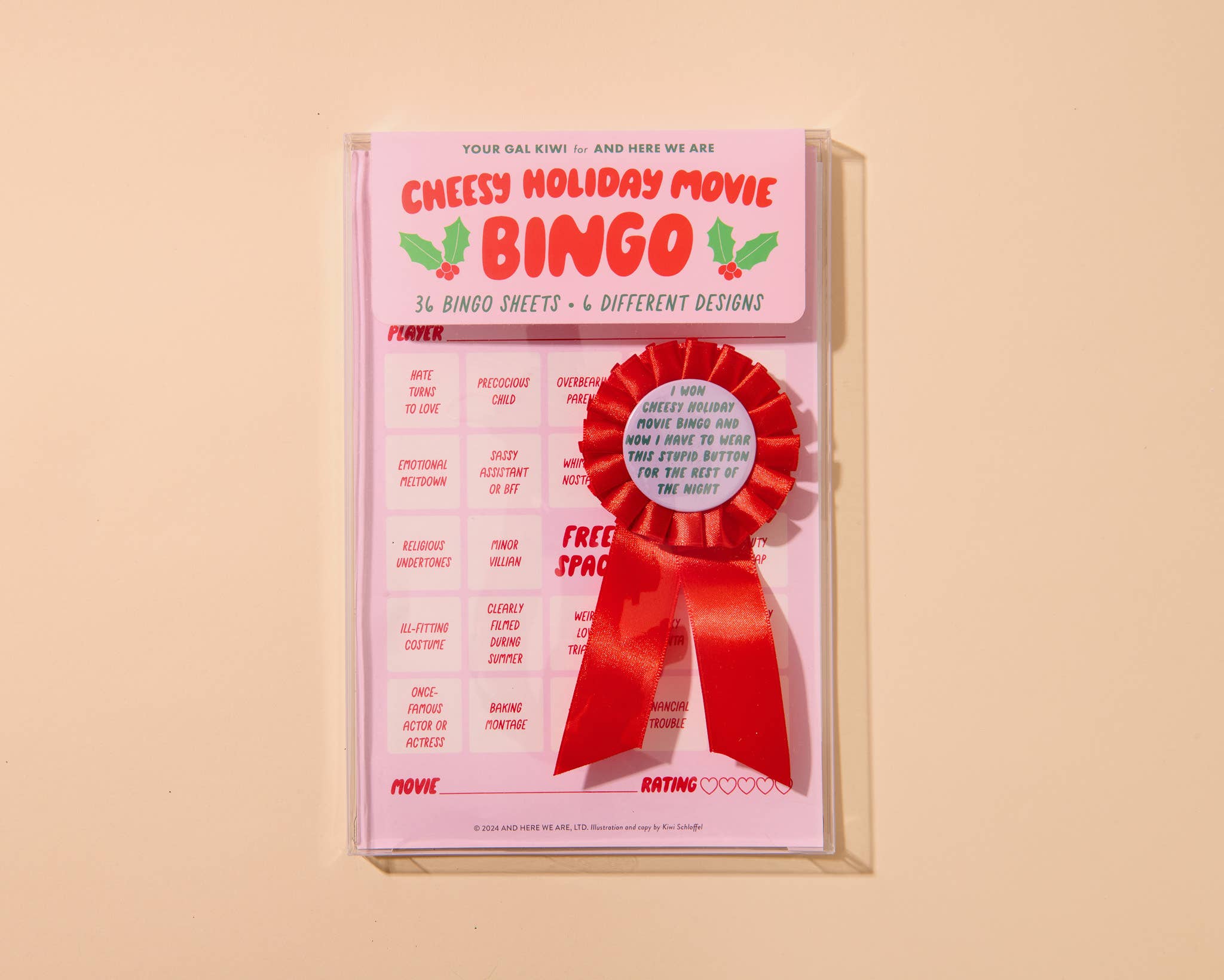 Cheesy Movie Bingo - Cheesy Holiday - Stocking stuffer, Holiday, Gift ...