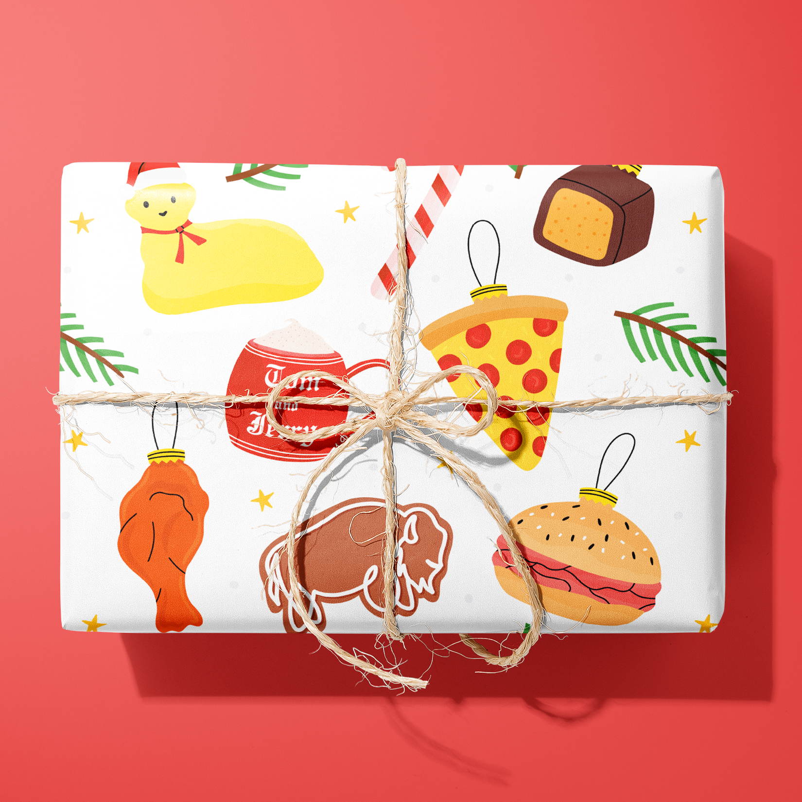 Seasons Eating Gift Wrap - Roll – Flagship City Press